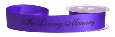 In Loving Memory Ribbon | Easy Florist Supplies